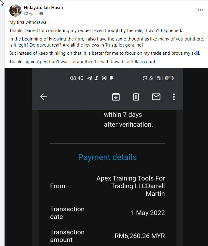 Testimonials: Payouts- What Traders Say About Apex – Apex Trader Funding