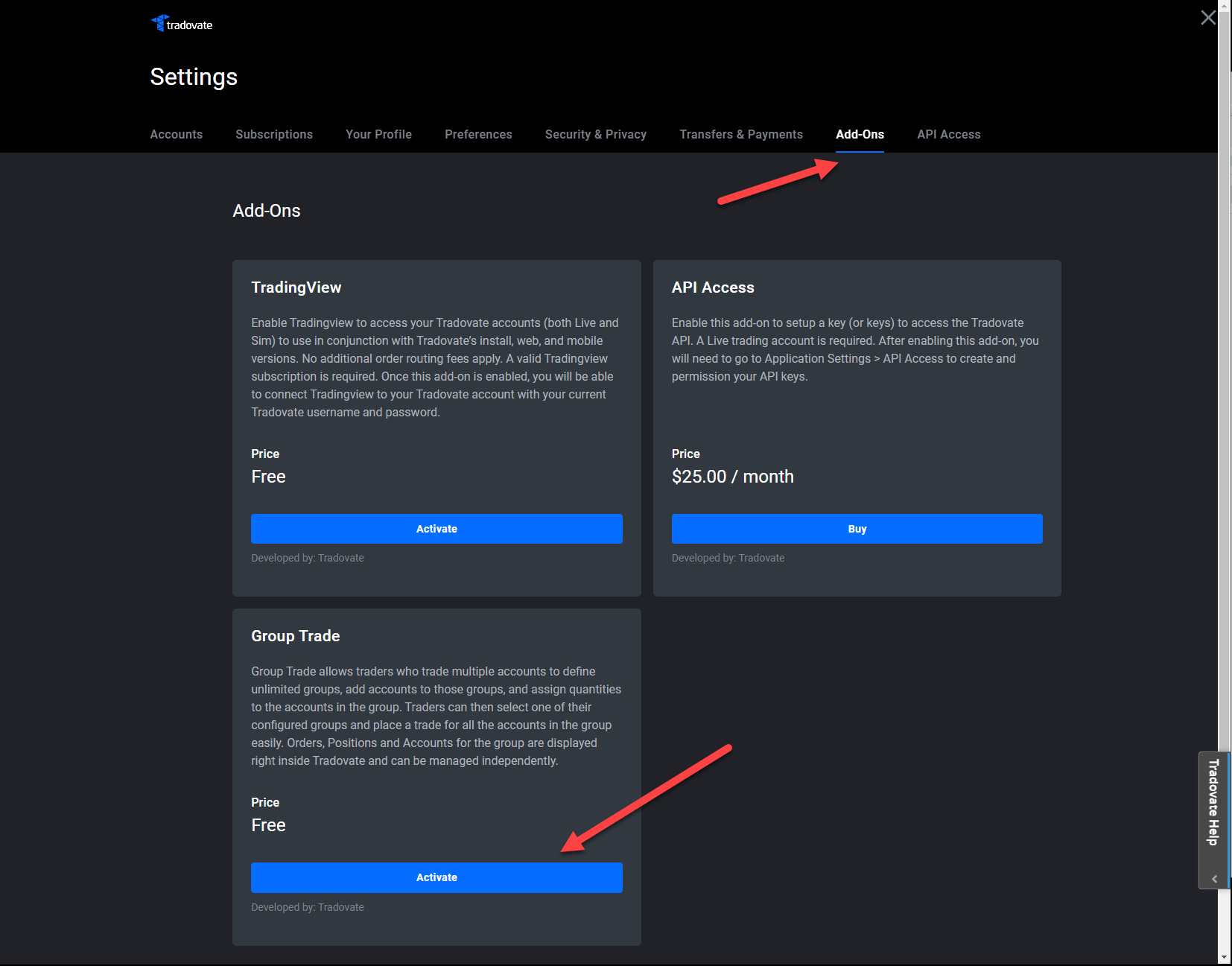 Tradovate Group Copier – Apex Trader Funding